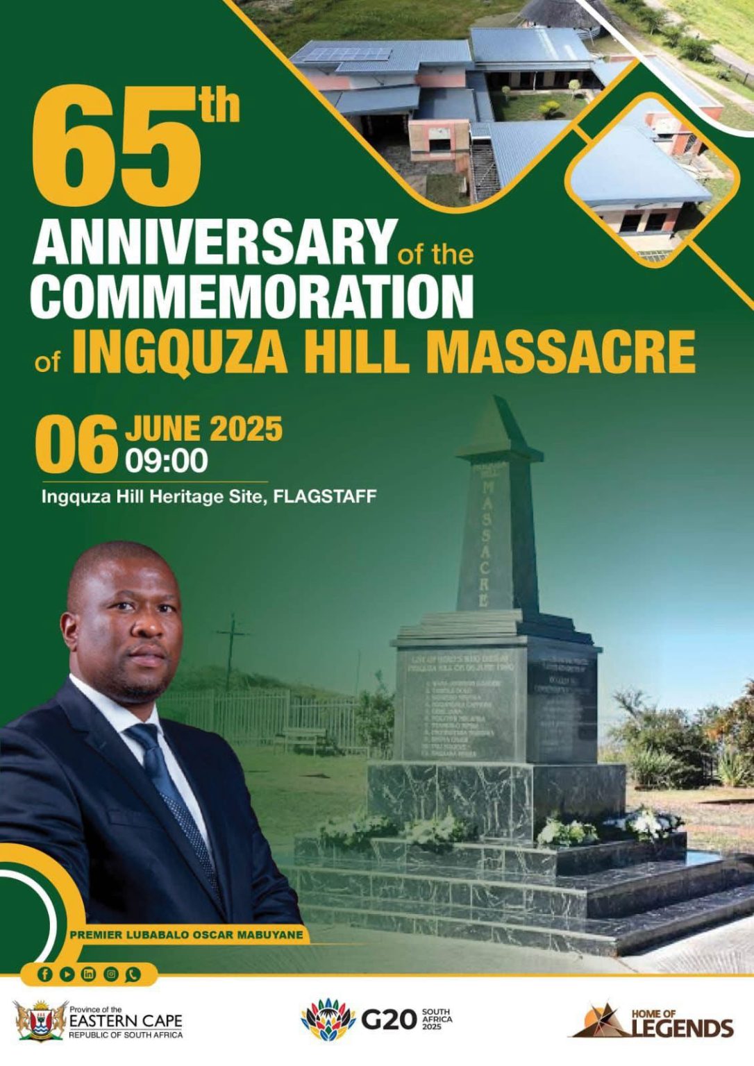 65th Anniversary Of The Commemoration Of Ingquza Hill Massacre - ECSRAC